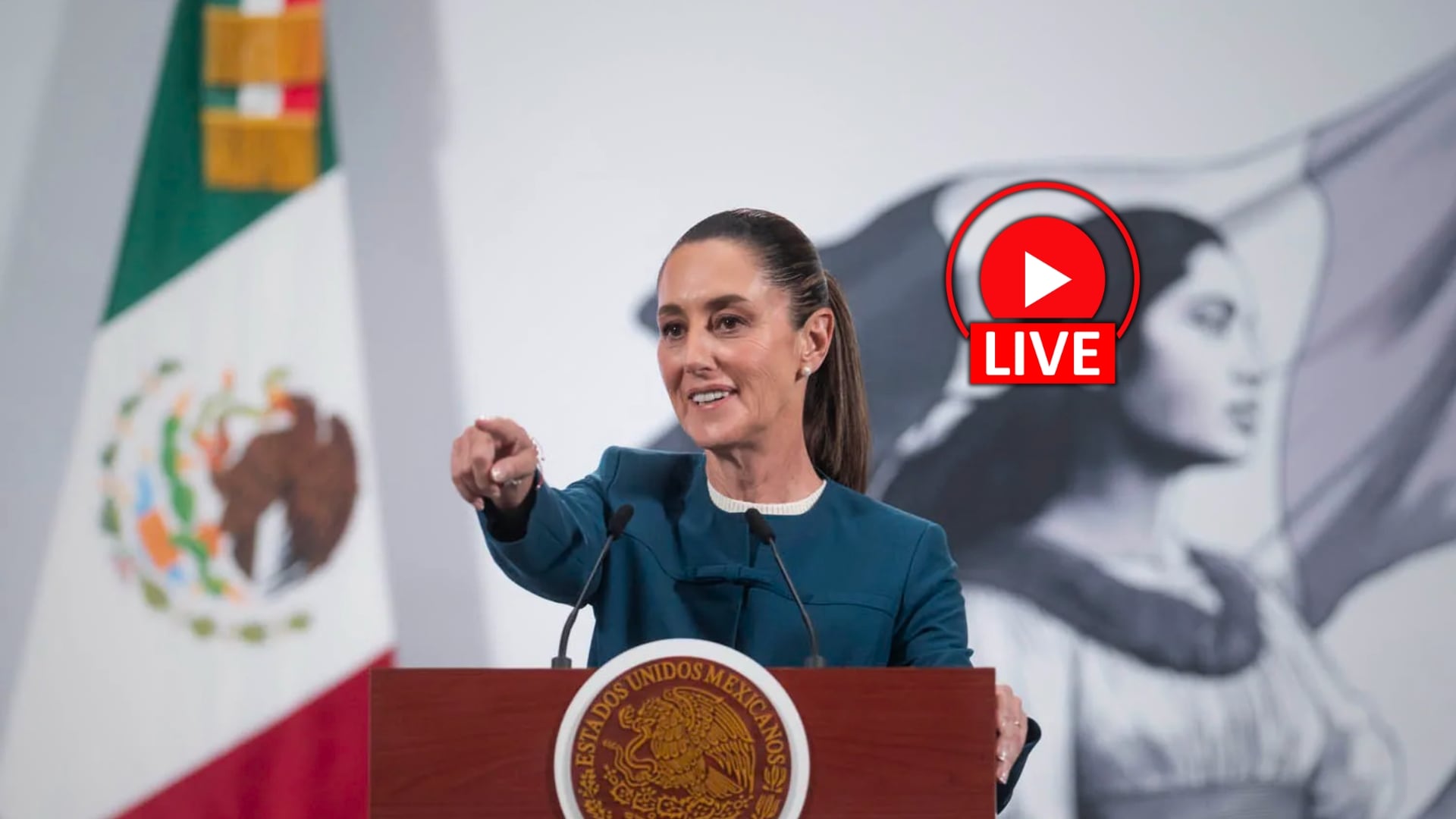 EN VIVO: La presidenta Claudia Sheinbaum en la “Mañanera del Pueblo”