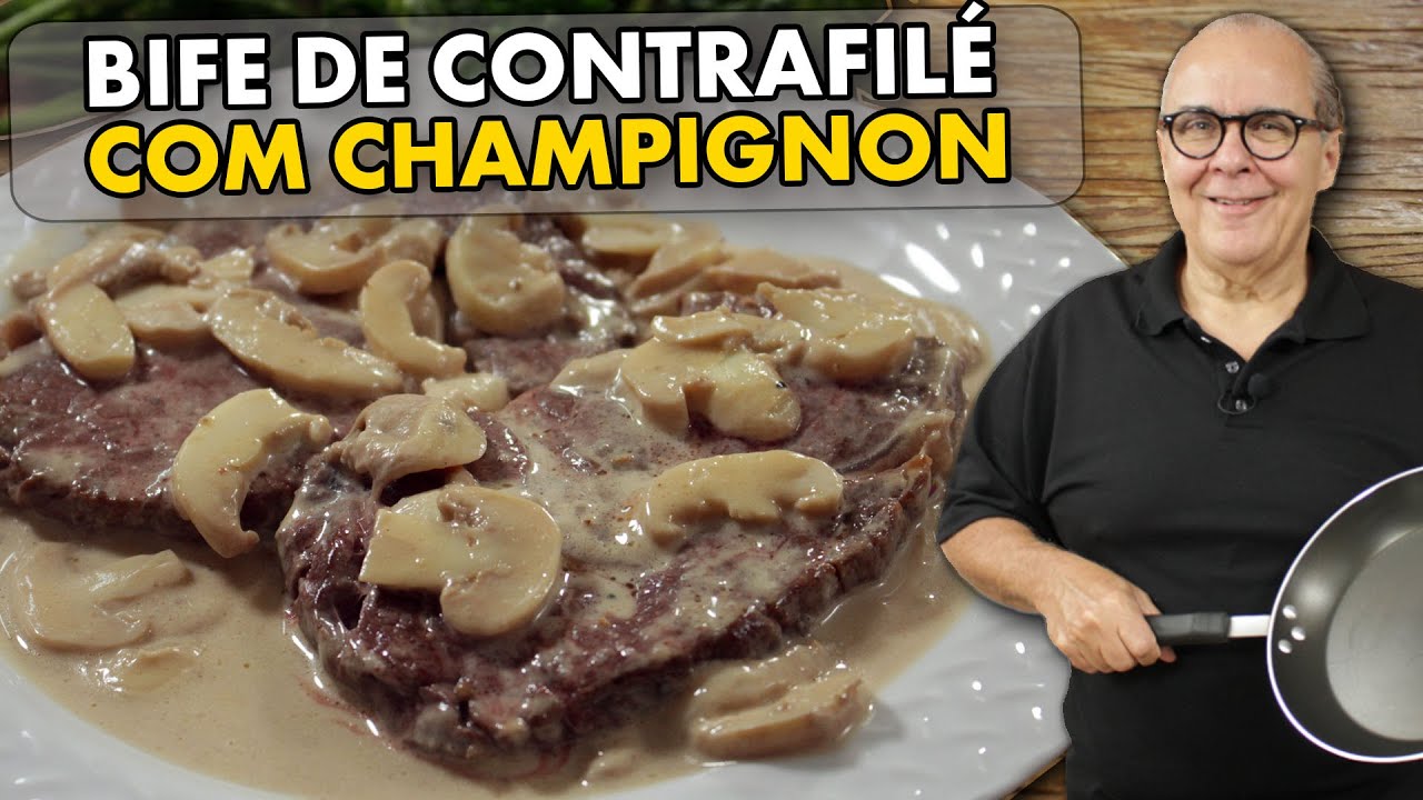 CHEF TAICO ENSINA UM SUCULENTO CONTRAFILÉ AO MOLHO CREMOSO DE ...