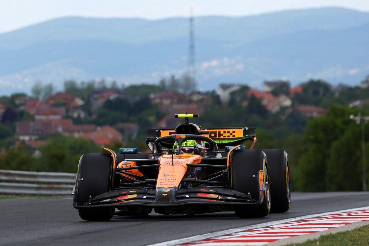 F1 Hungarian GP LIVE: Qualifying start time after Lando Norris goes quickest early on in Budapest