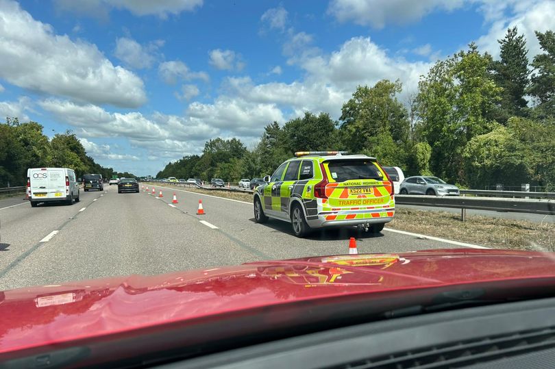 M5 traffic chaos and huge delays after lorry crash causes lane closures