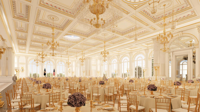 Trump to build £151m White House ballroom legacy
