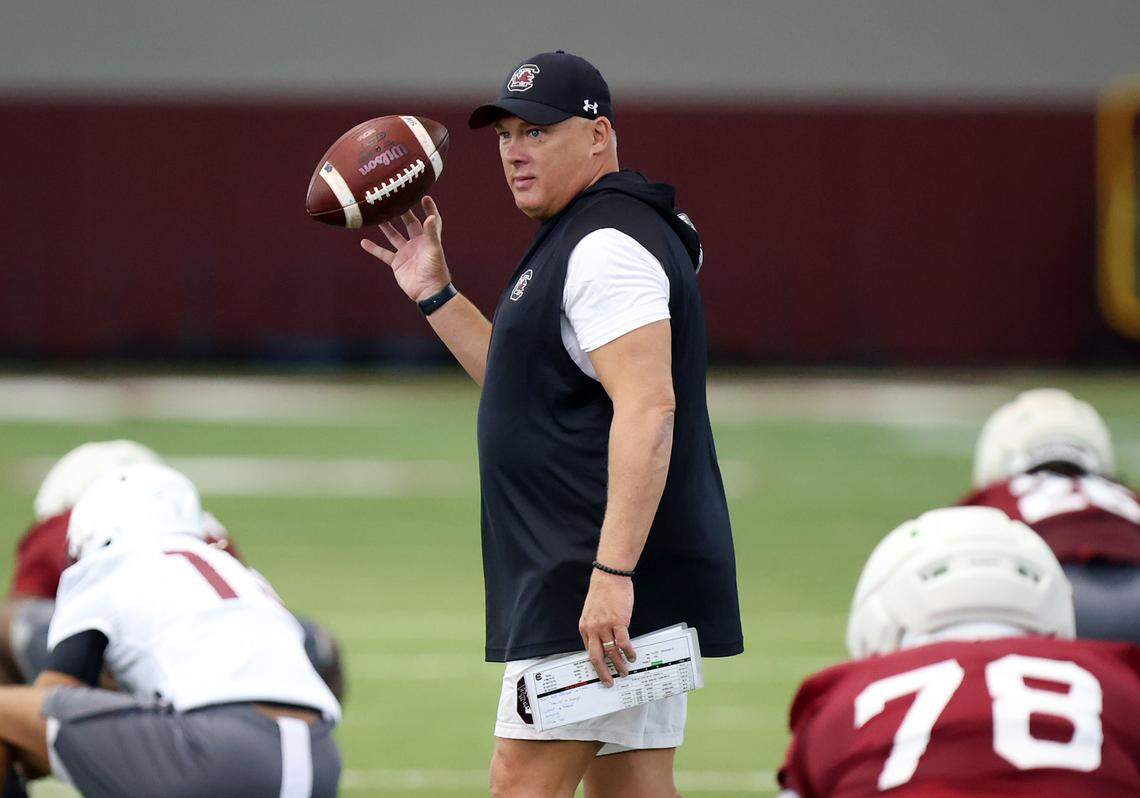Rahsul Faison not spotted on field. Geoff Collins debuts with Gamecocks