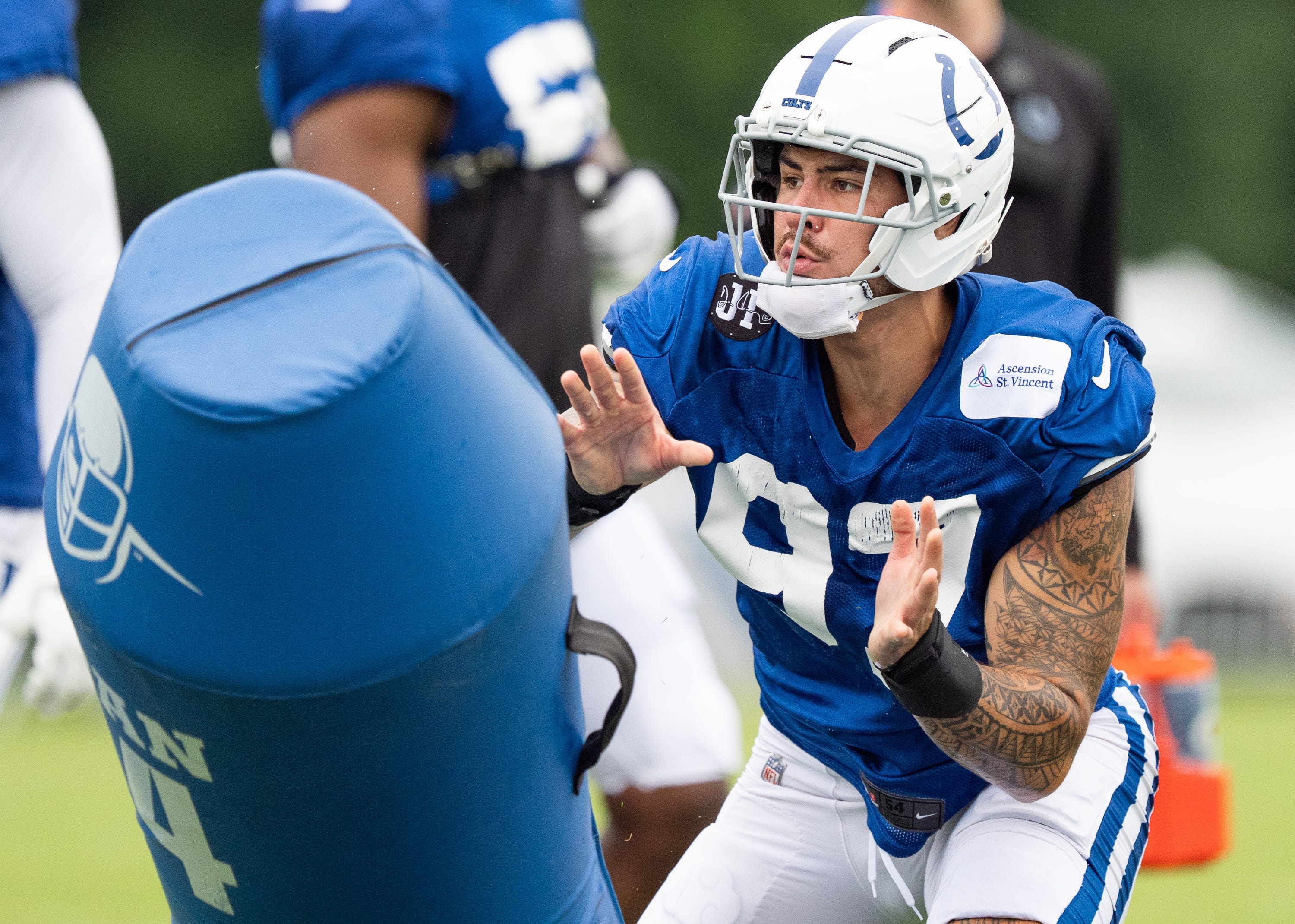 Colts' DC Lou Anarumo evaluates training camp play of key member on defense
