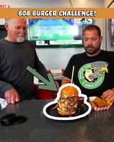 The 808 Burger: 8 Patties, 8 Pieces of Cheese in 30 MINUTES!
