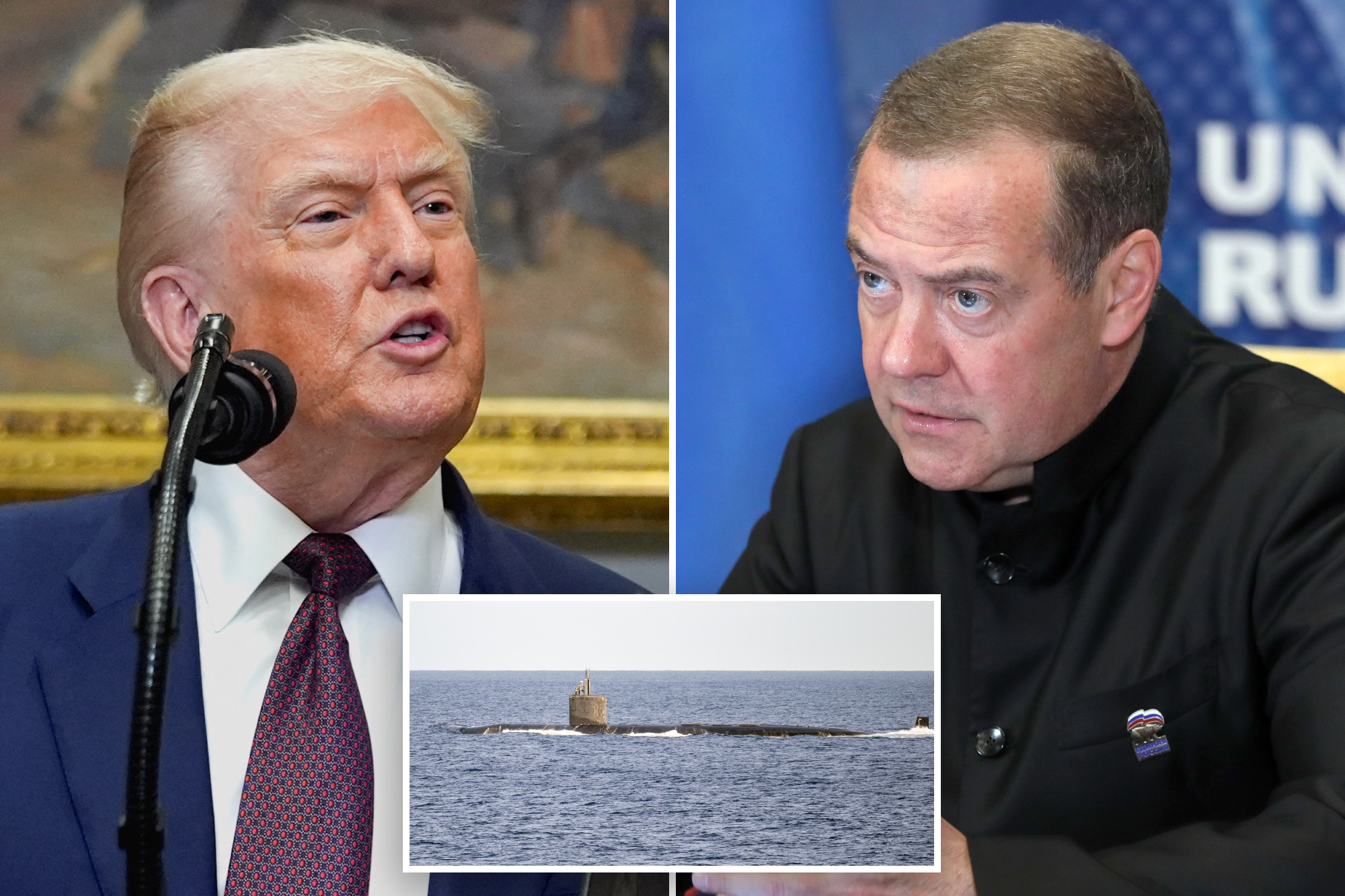 Trump moves two nuclear subs closer to Russia in response to ...