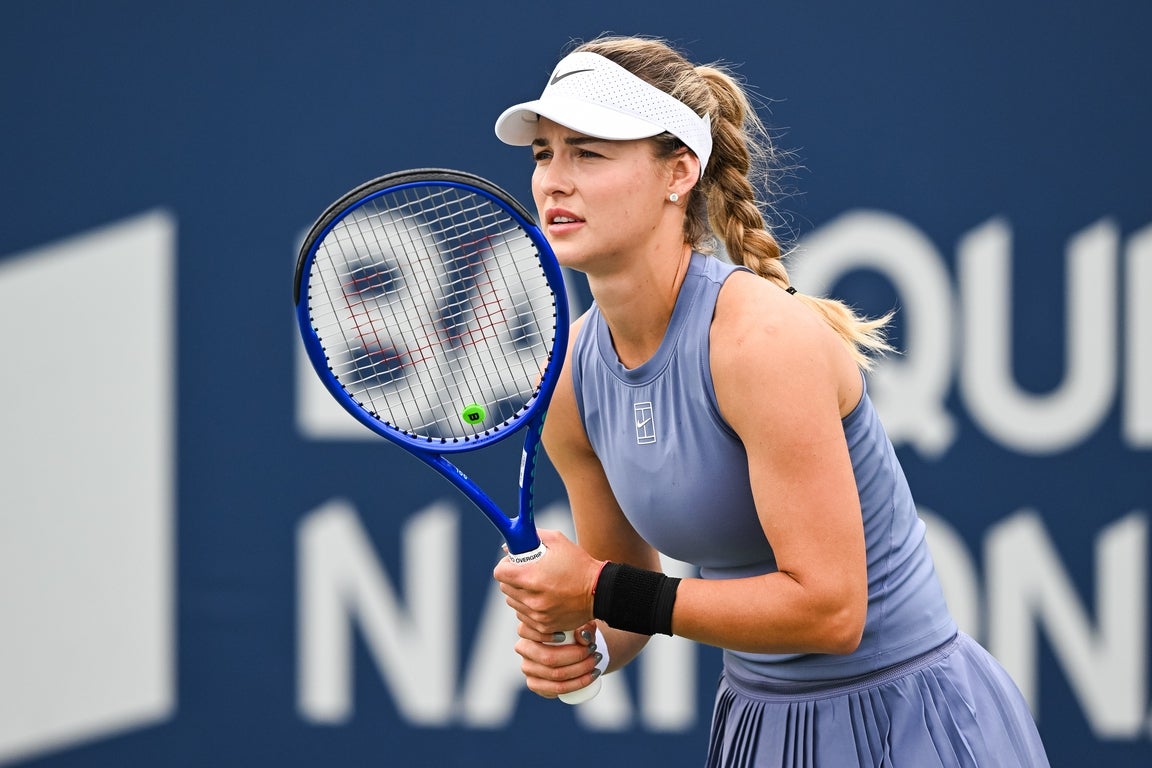 Excellent women's tennis photos from the 2025 Canadian Open