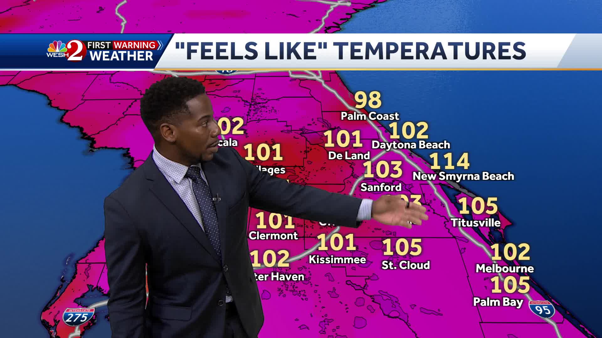 Impact Weather - Sizzling August Start | Heat Advisories Issued For ...