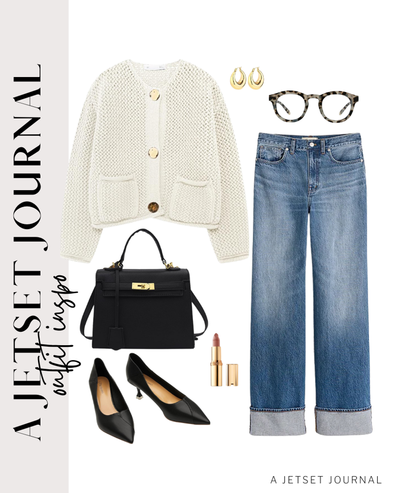 How to Wear These Chunky Knit Cardigans for Work