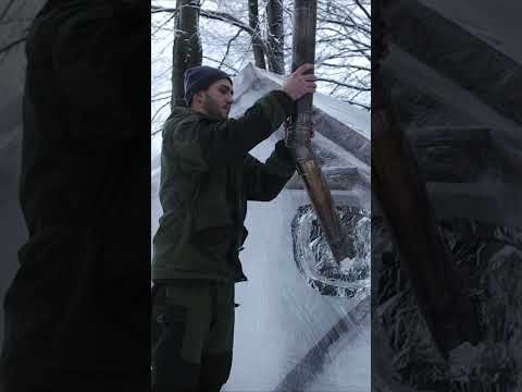 Title: Solo Bushcraft: Building a Shelter and Fire Techniques for Wild ...