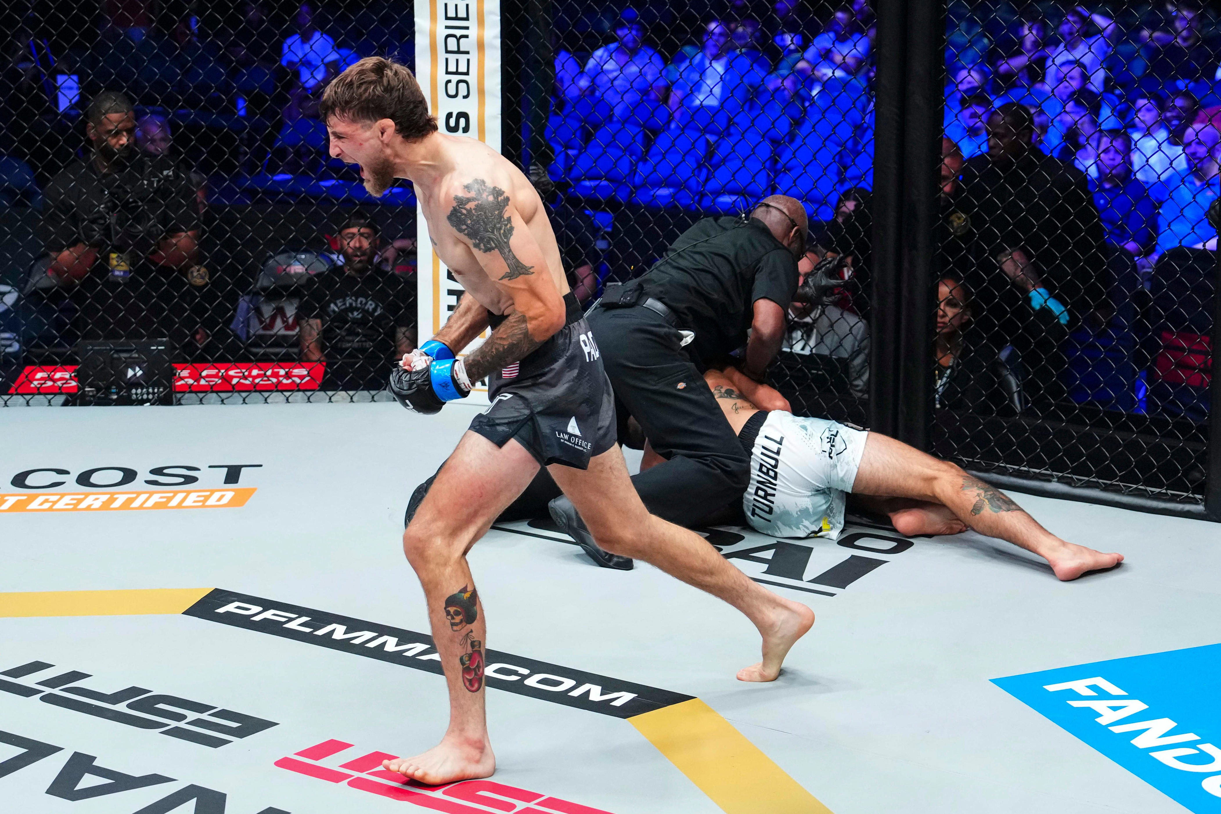 2025 PFL 8 video: Tom Pagliarulo crushes Matt Turnball with violent ...