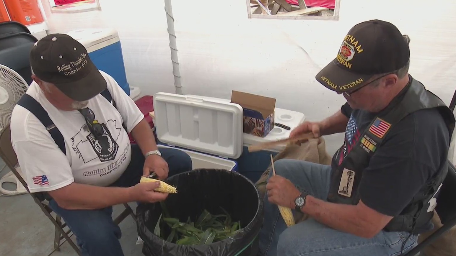 How corn at the Fayette County Fair helps veterans