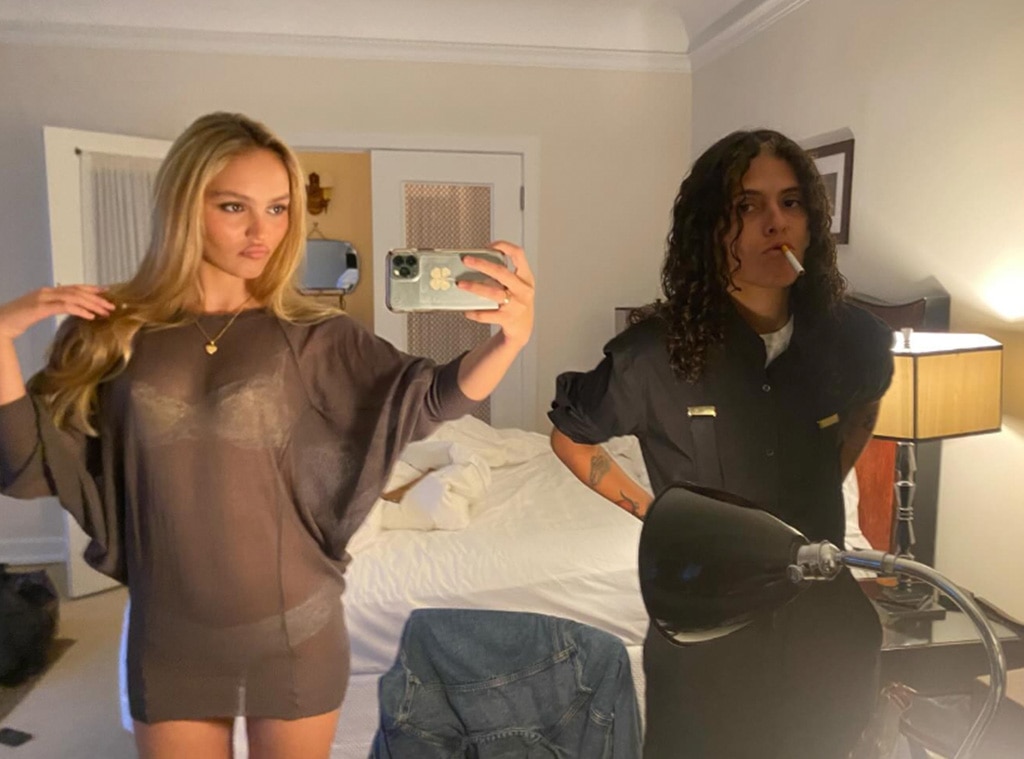 Lily-Rose Depp Shares “Summer Loving” Moment with Girlfriend 070 Shake