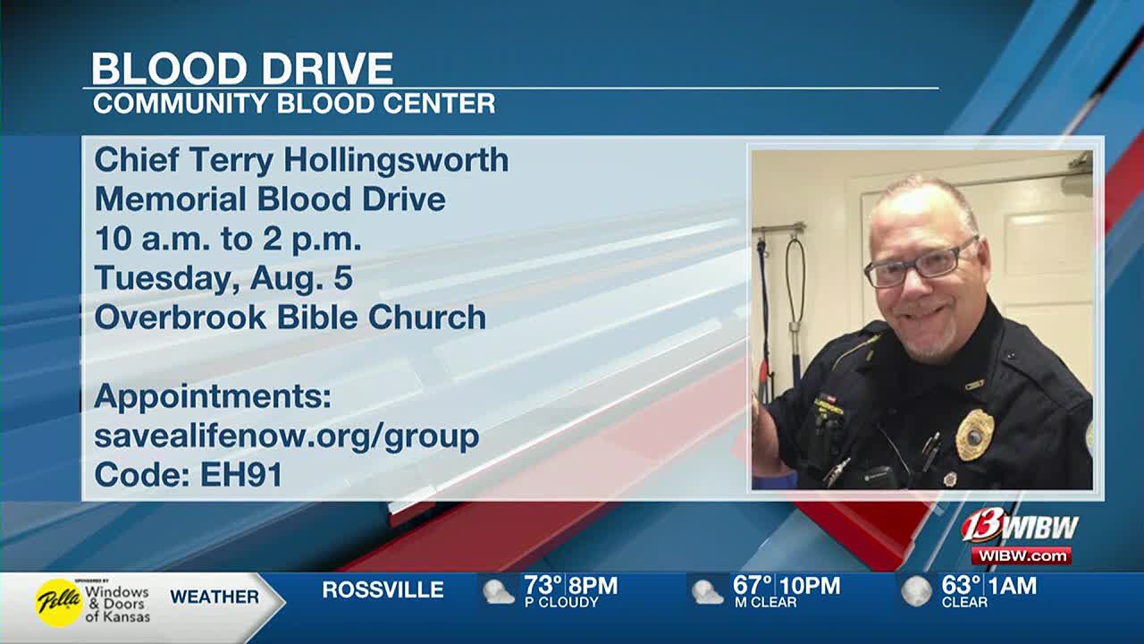Blood drive honors memory of late Overbrook police chief