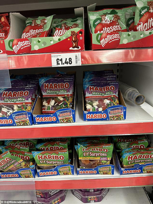 Supermarket begins selling Christmas themed treats in JULY as Brits jet ...