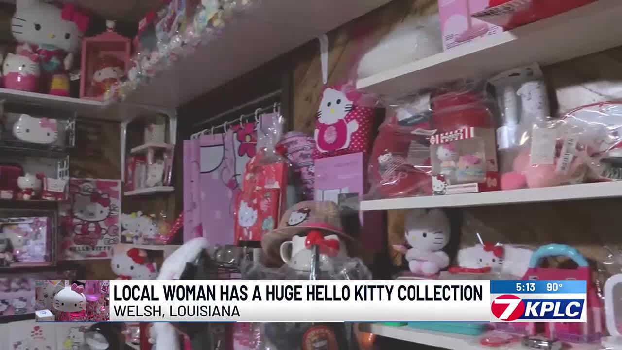Welsh woman says her Hello Kitty collection is her sanctuary