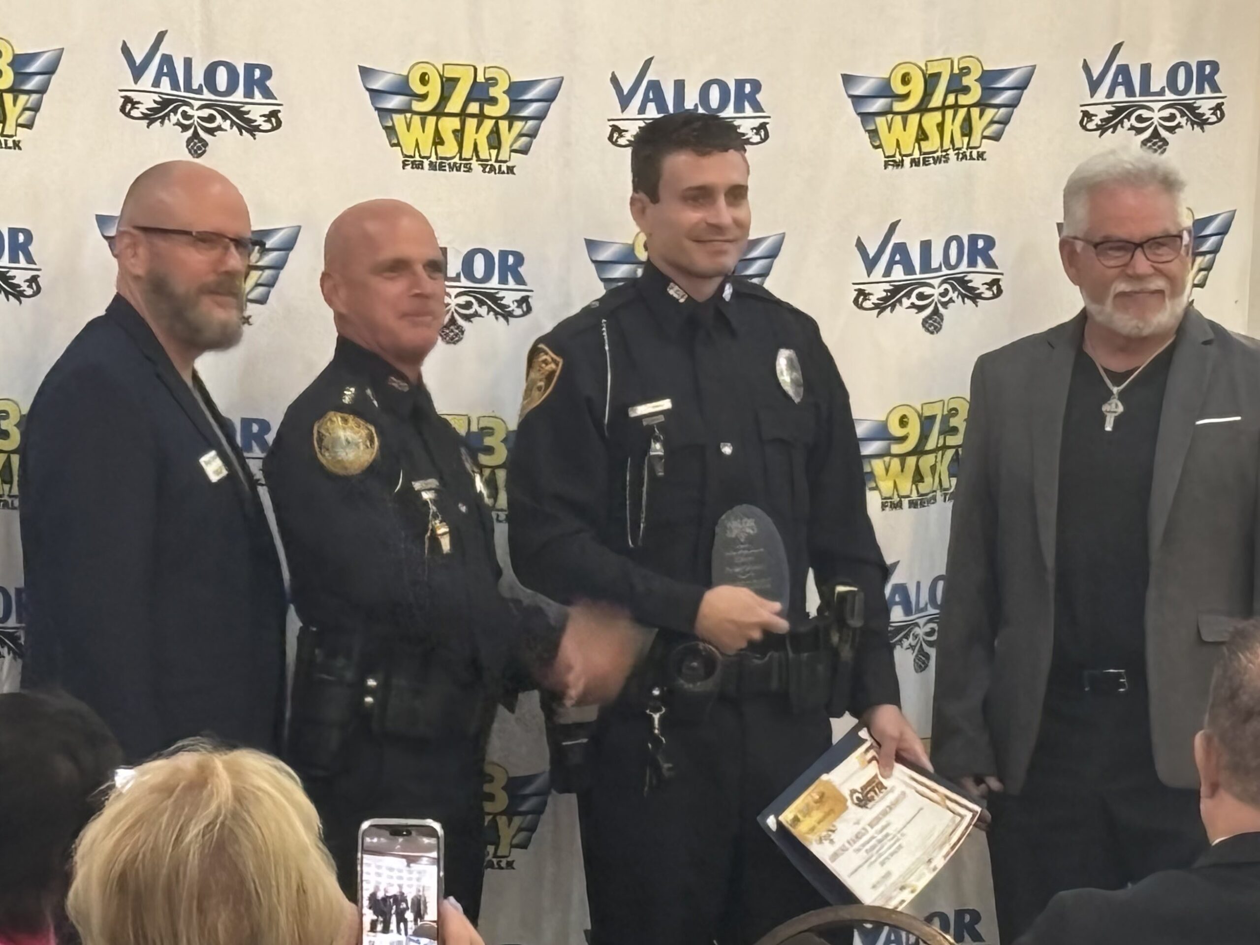97.3 The Sky recognizes local police and first responders during 9th Annual SKY Valor Honors ...