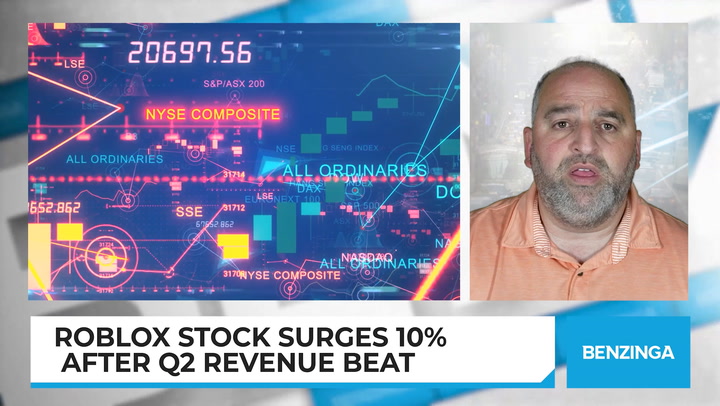 Roblox Stock Surges 10% After Q2 Revenue Beat