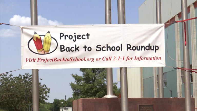 Project Back to School gives backpacks and supplies to students