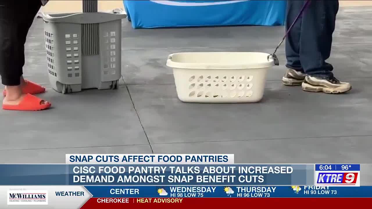 Lufkin food pantry faces rising demand, SNAP cuts expected to make worse