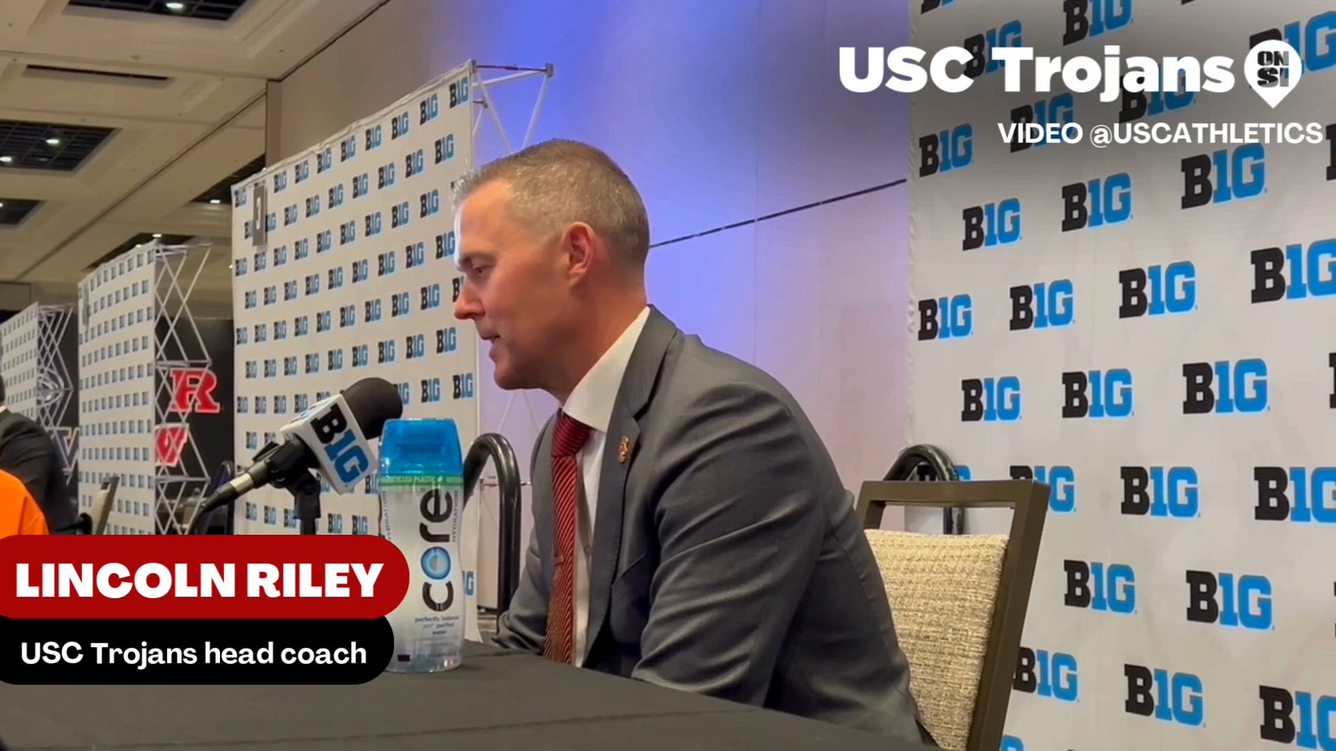 USC Trojans head coach Lincoln Riley discusses Defensive Tackle Jamaal ...