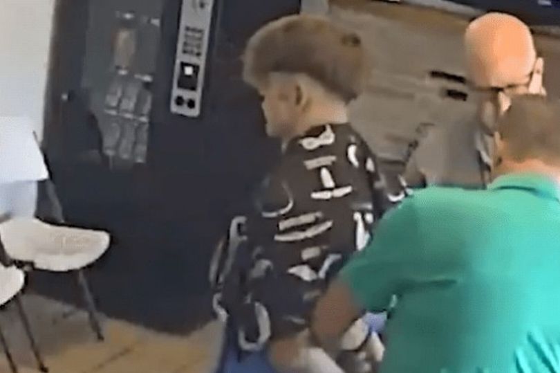 Chilling moment 'soulless' Devil's Den murder suspect arrested mid- haircut