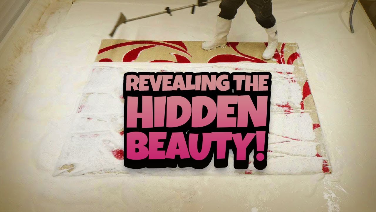 Removing Hidden Dirt from a Rug: The Impressive Final Result