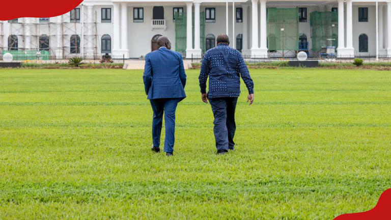 William Ruto relishes at meeting Uhuru Kenyatta at State House: "My old ...