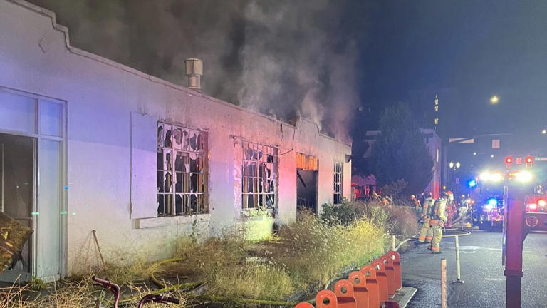 Portland fire crews battle blazes around the city overnight
