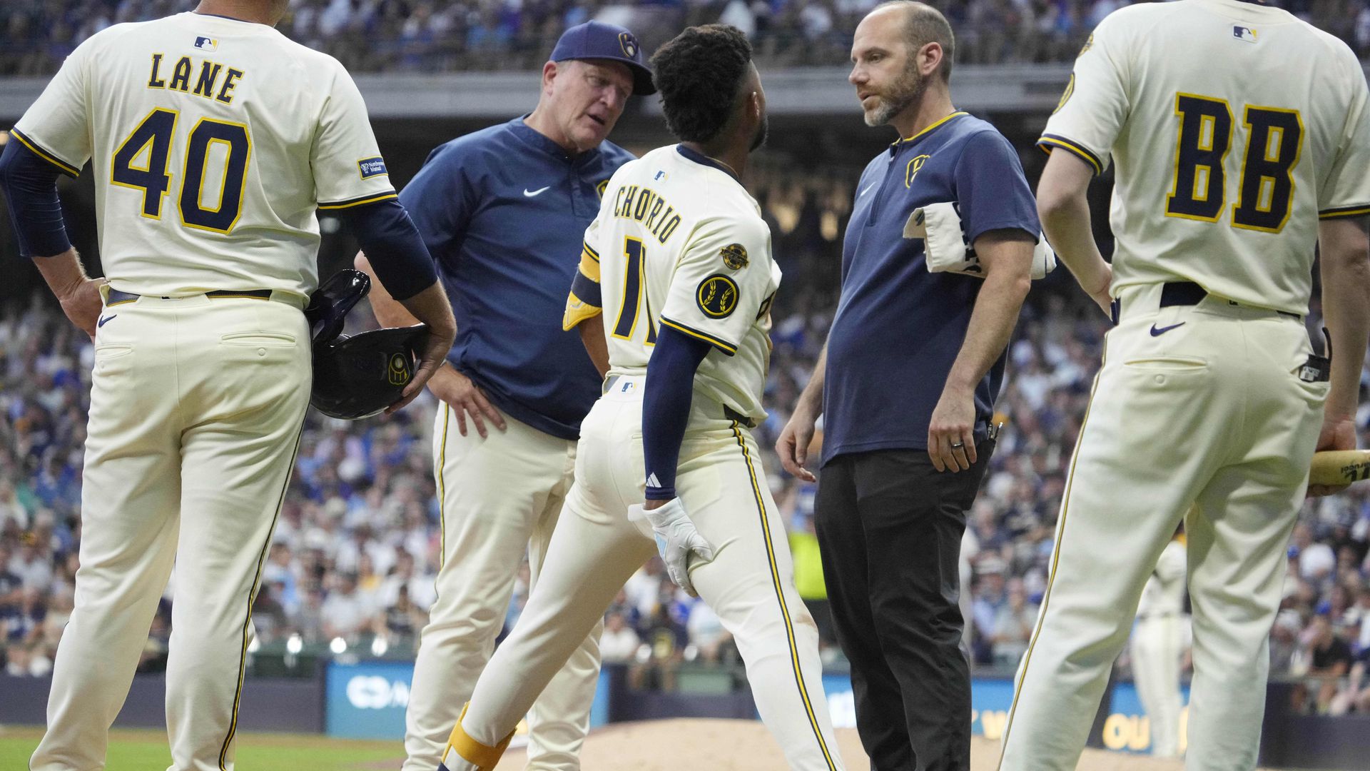 Jackson Chourio placed on IL, Brandon Lockridge added to roster