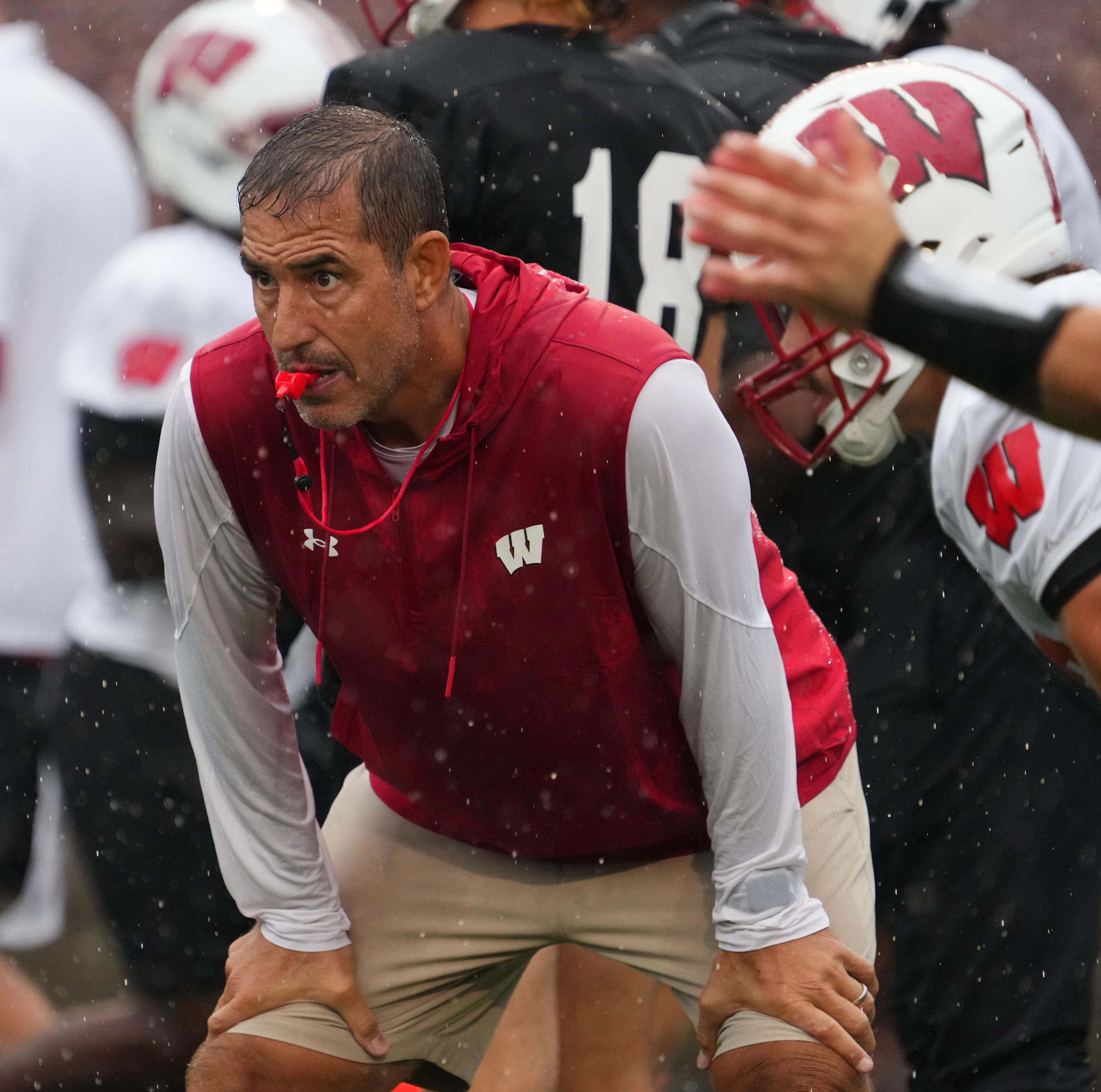 Wisconsin's Luke Fickell says Chris McIntosh's departure is like losing ...