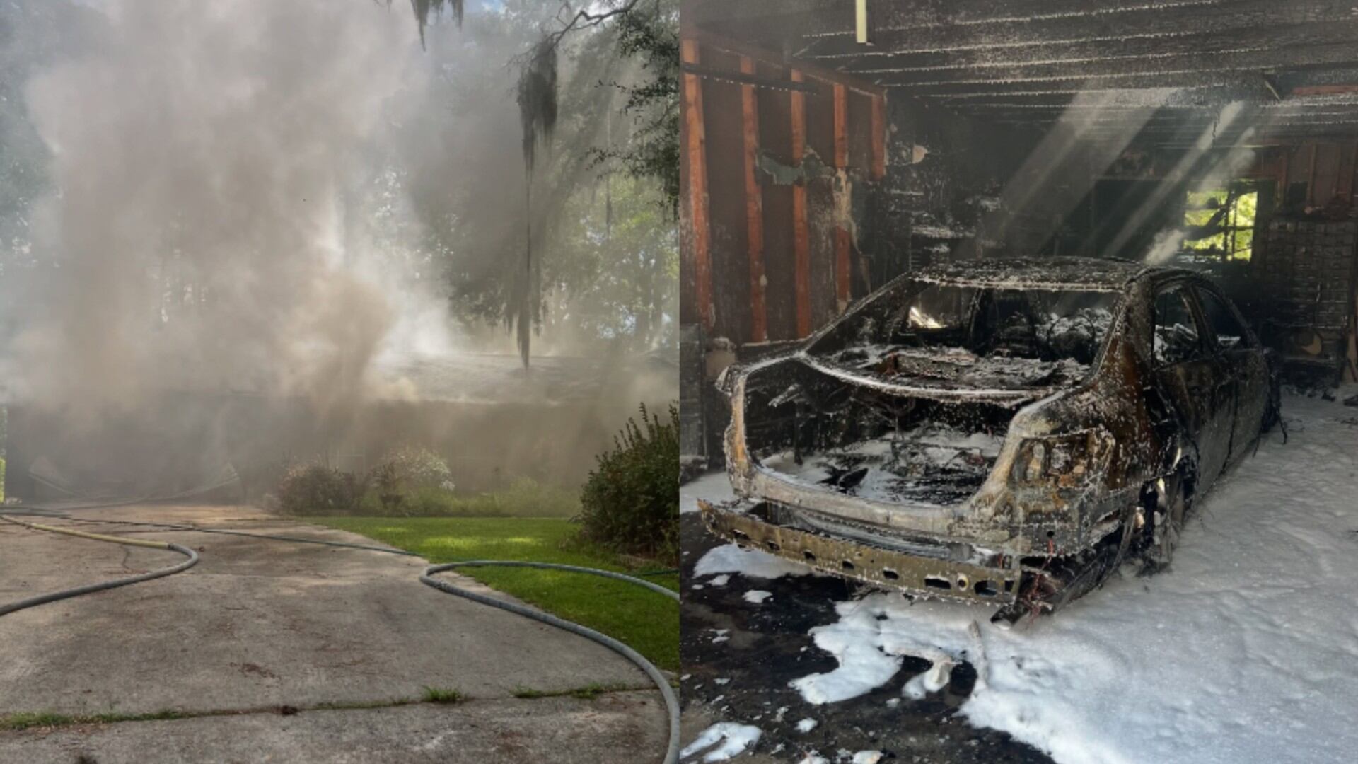 Chatham Fire Dept. shares time-lapse of Savannah house fire