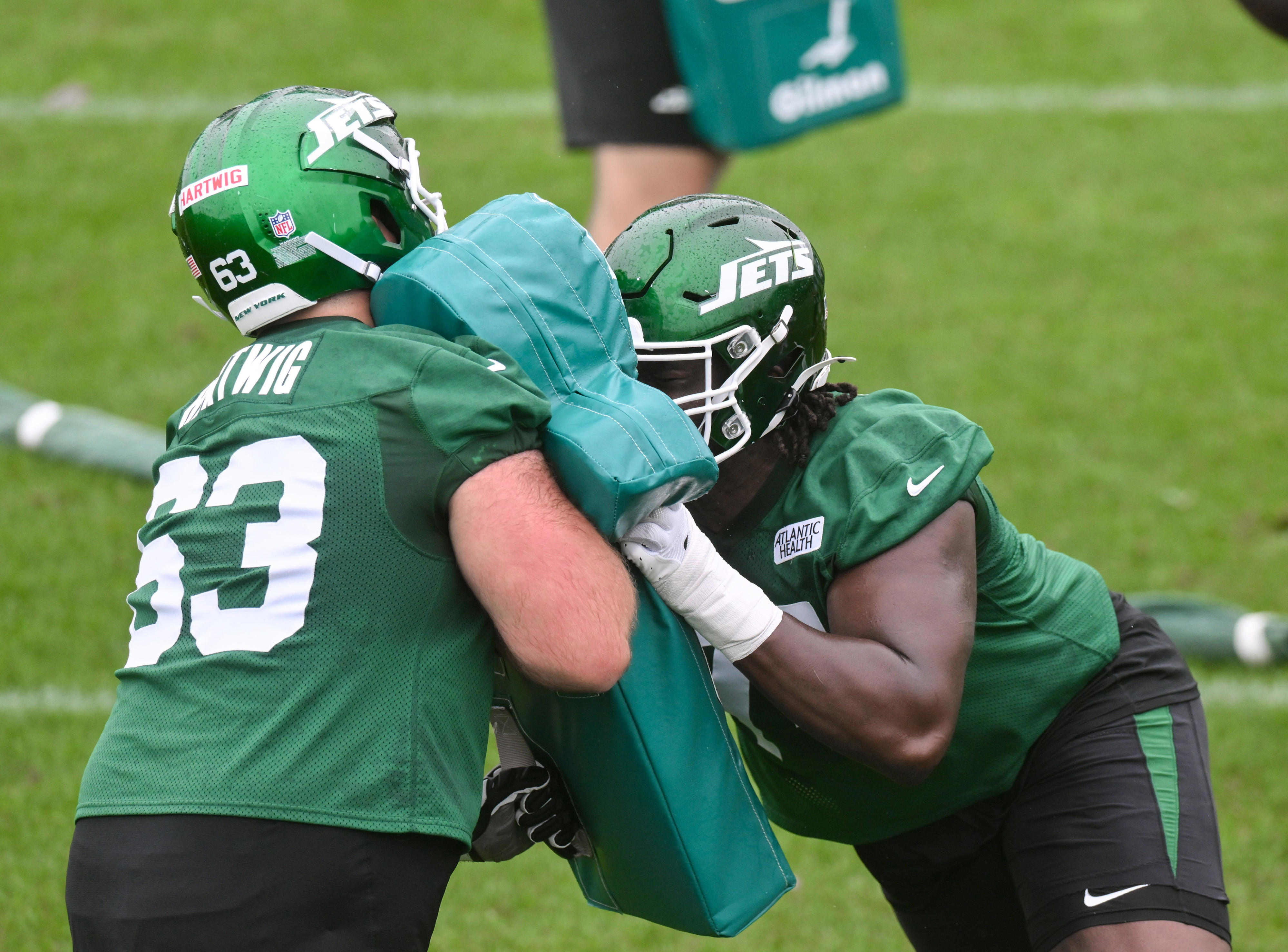 Jets OT Olu Fashanu is gaining momentum at training camp
