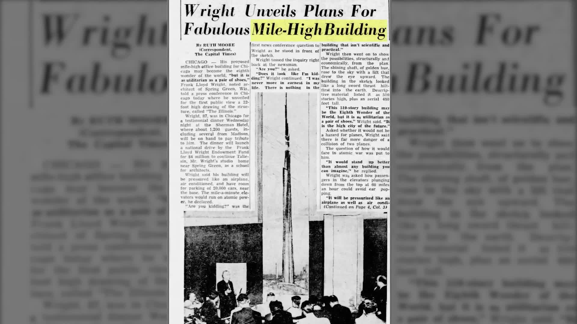 Saudi Arabia’s $1 Trillion Mirror Skyscraper Project