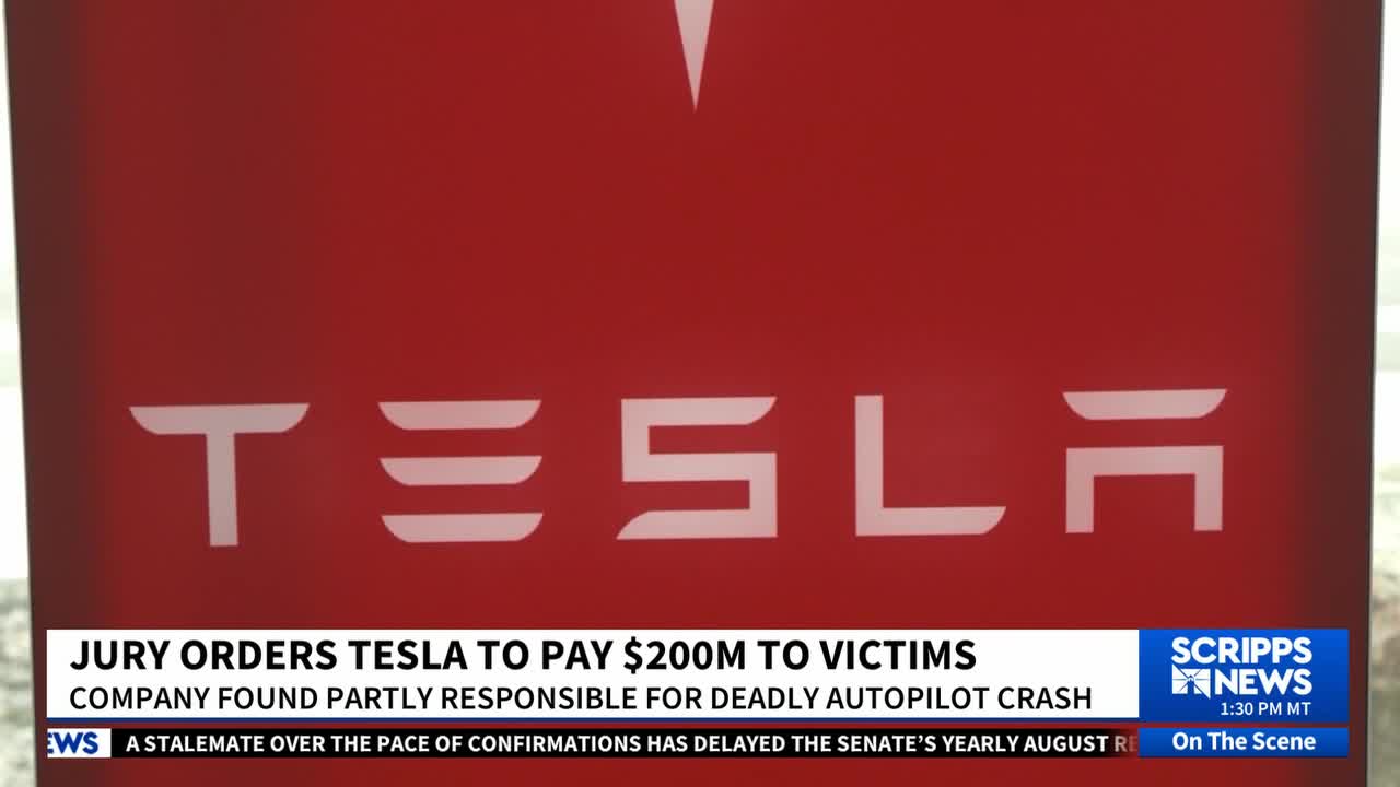 Jury awards $329 million in case that blamed Tesla's Autopilot for ...