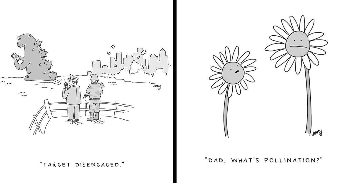 35 Single Panel Comics With Uniquely Dark Humor From Artist Jimmy Craig