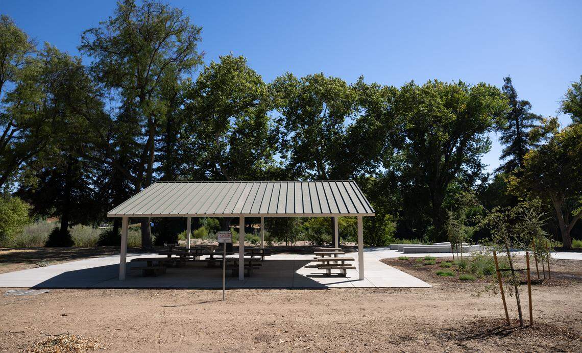 Modesto's river park has a new shady spot for picnics. Another got a ...