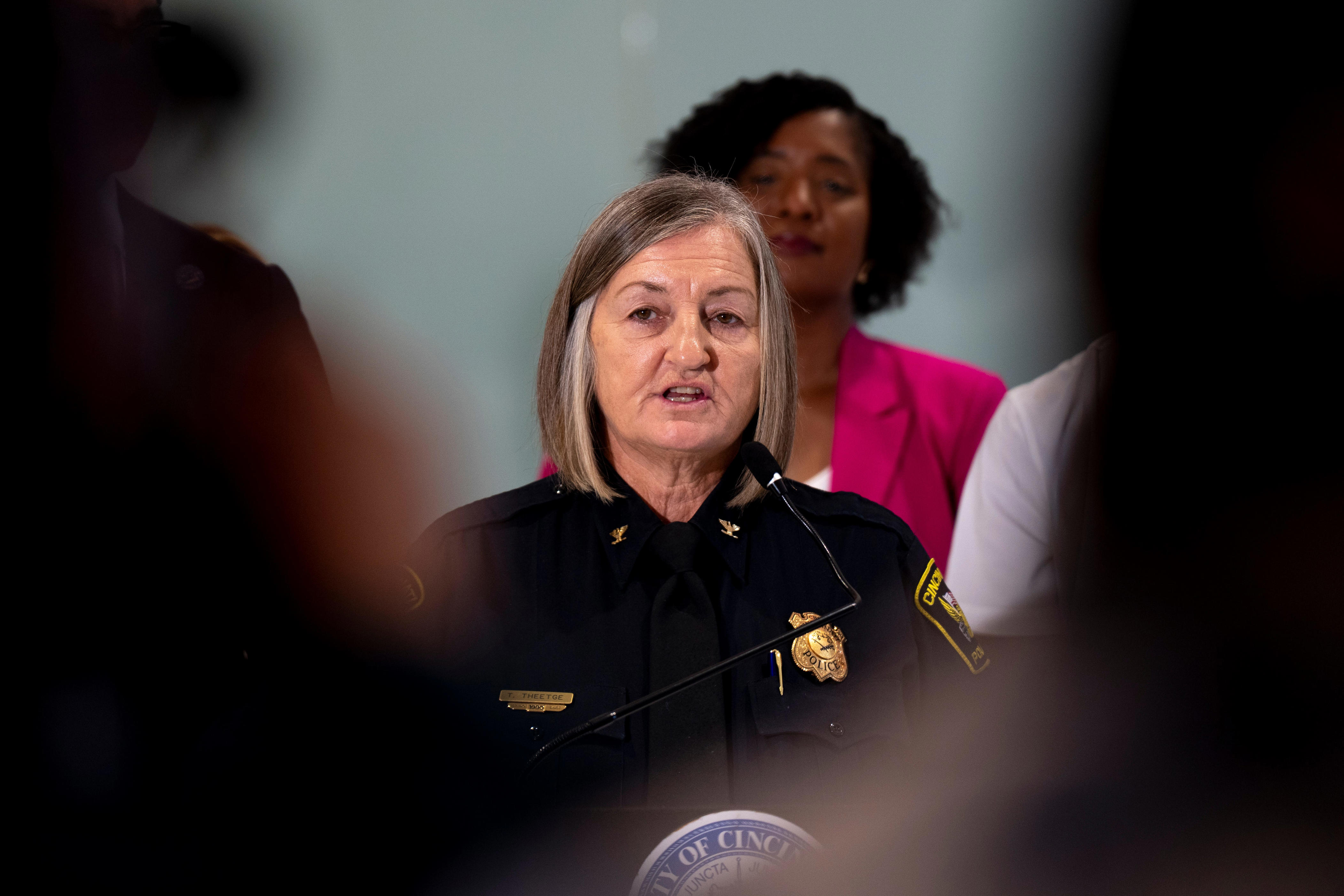 Cincinnati police chief Teresa Theetge placed on paid leave amid ...
