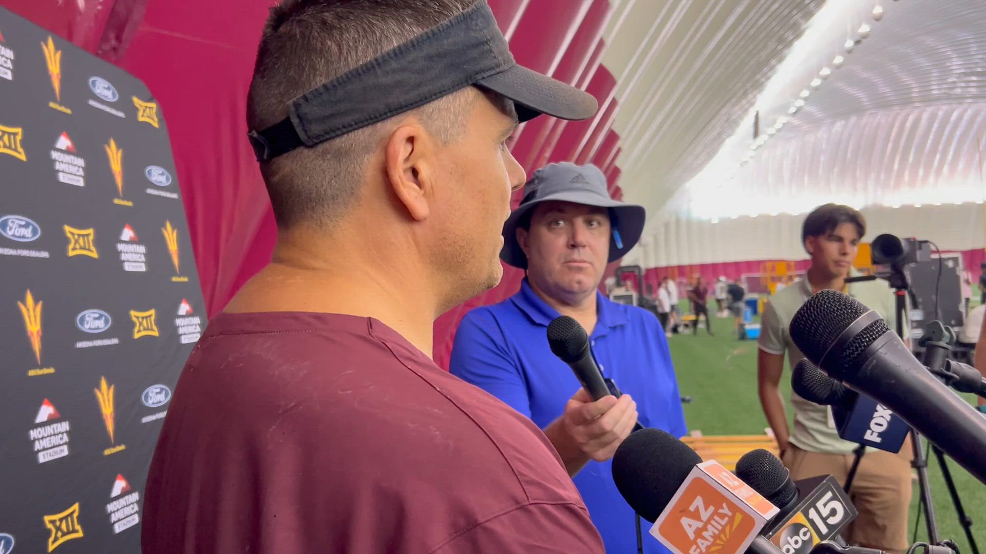 Arizona State Sun Devils Brian Ward on Clayton Smith, Jordan Crook