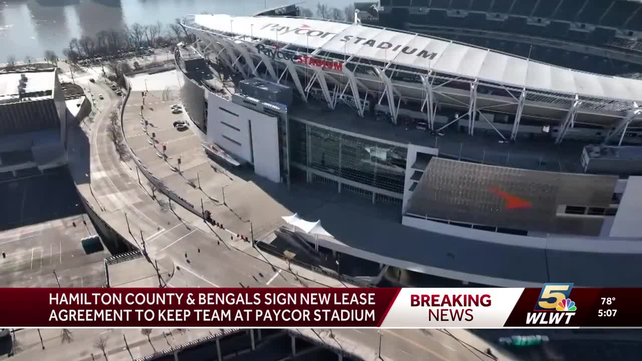 Hamilton County, Bengals finalize lease to keep team playing at Paycor ...
