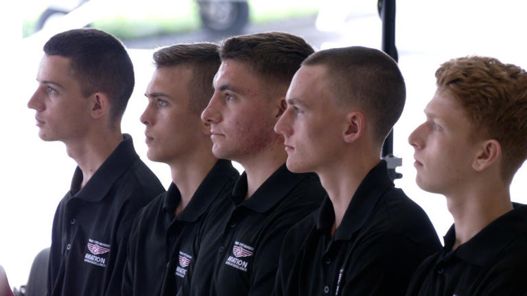 Cadets learn to fly in Bridgeport at Air Force JROTC Flight Academy