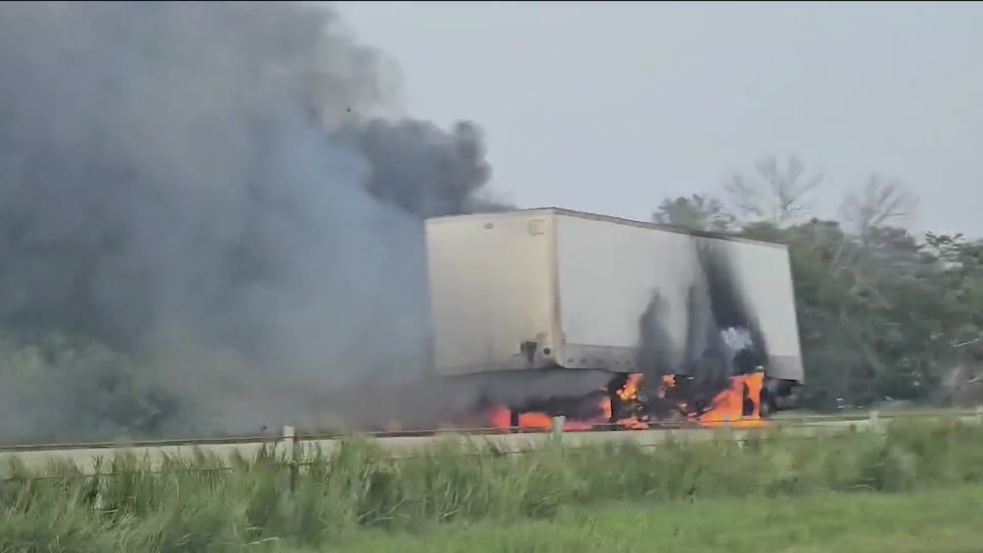 Traffic moves again after two crashes caused backup on Interstate 80