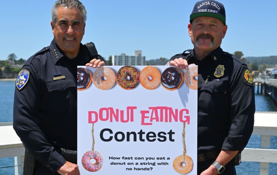 Can you eat donuts faster than a cop? The City of Santa Cruz invites ...