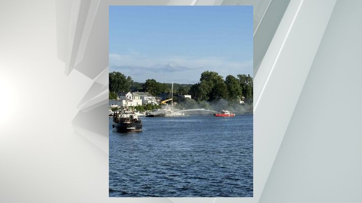 Boat explosion, fire at Albany Yacht Club injures two
