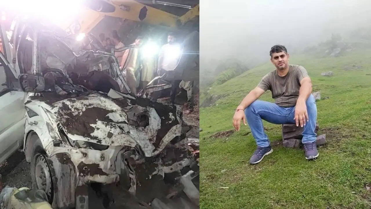 Landslide In J&K's Reasi Kills SDM, Son; Bolero Completely Crushed