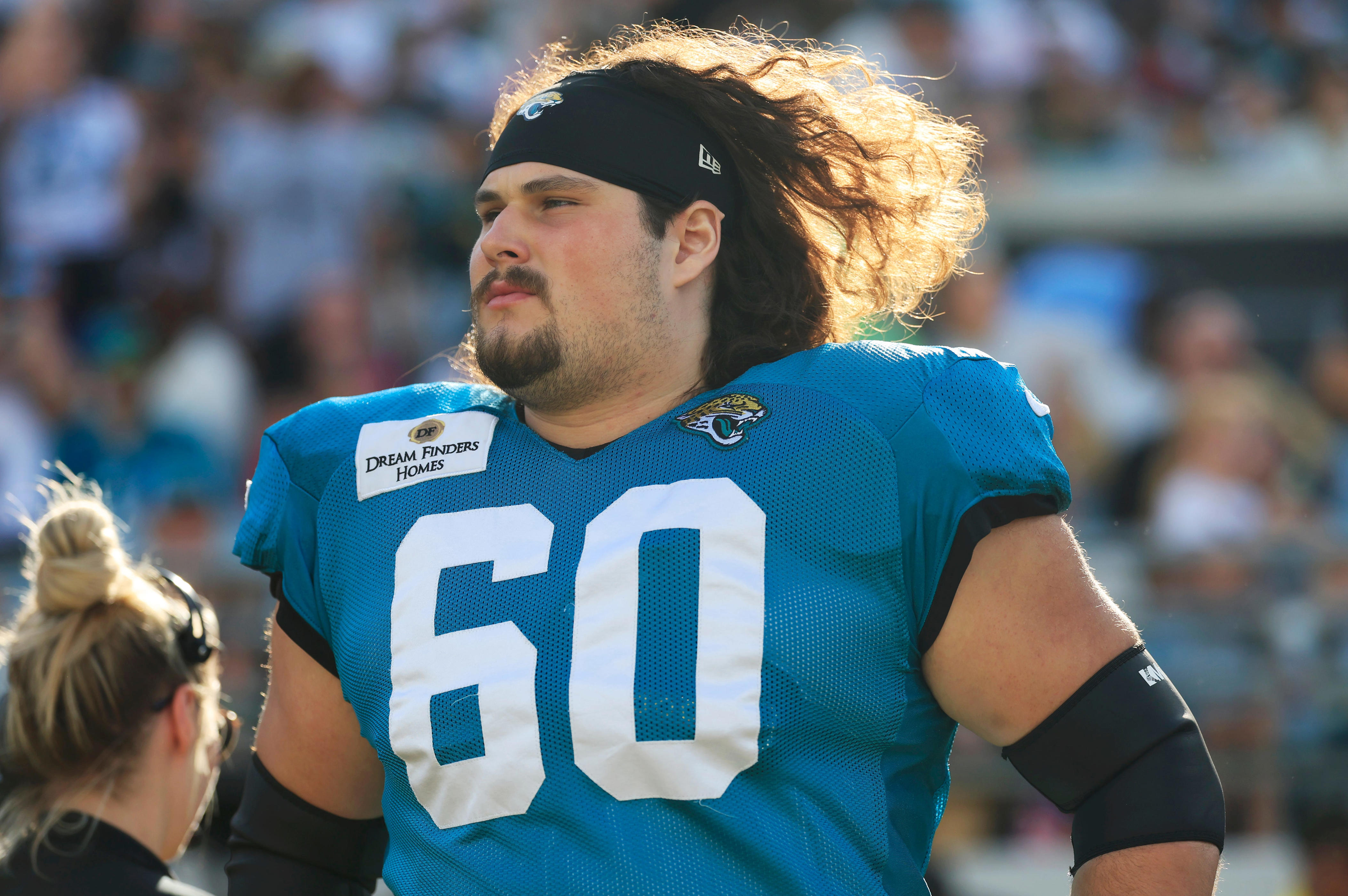 Jacksonville Jaguars rookie Jonah Monheim stayed centered off the bench ...