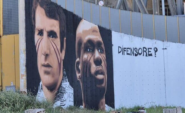 Murales di Jorit al Maradona, compaiono i primi tre giocatori dell ...