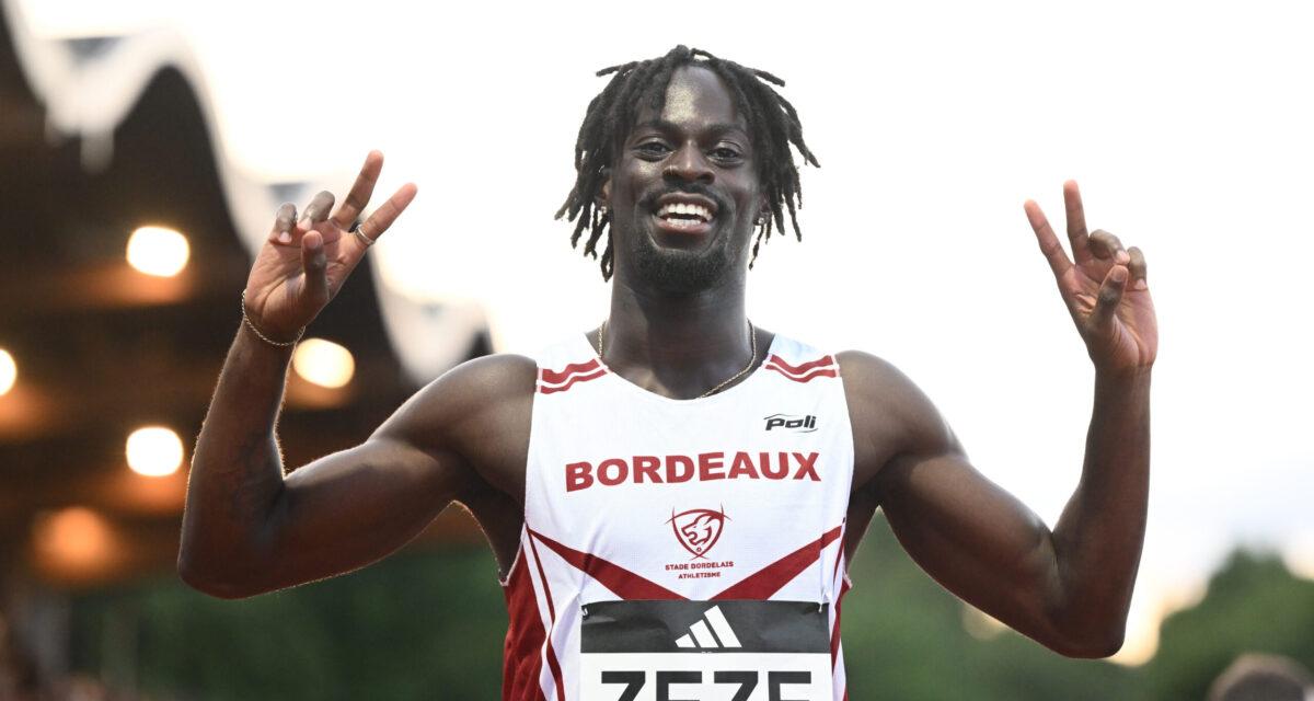 Athlétisme : Champion de France du 100 m, Ryan Zézé vise les Mondiaux