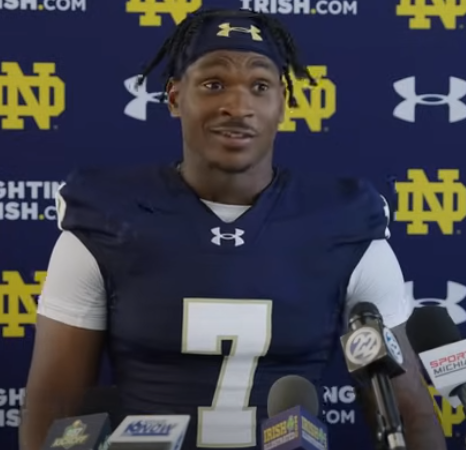 Notre Dame football tight end Ty Washington can't wait to silence ...