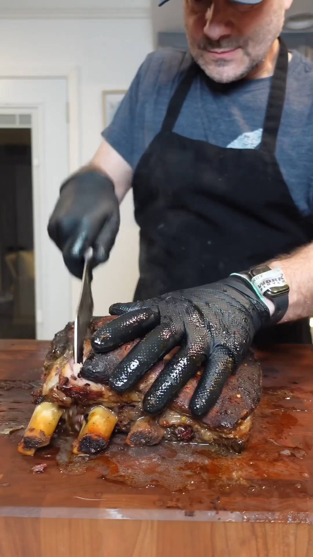 Dino beef ribs done Asian BBQ style