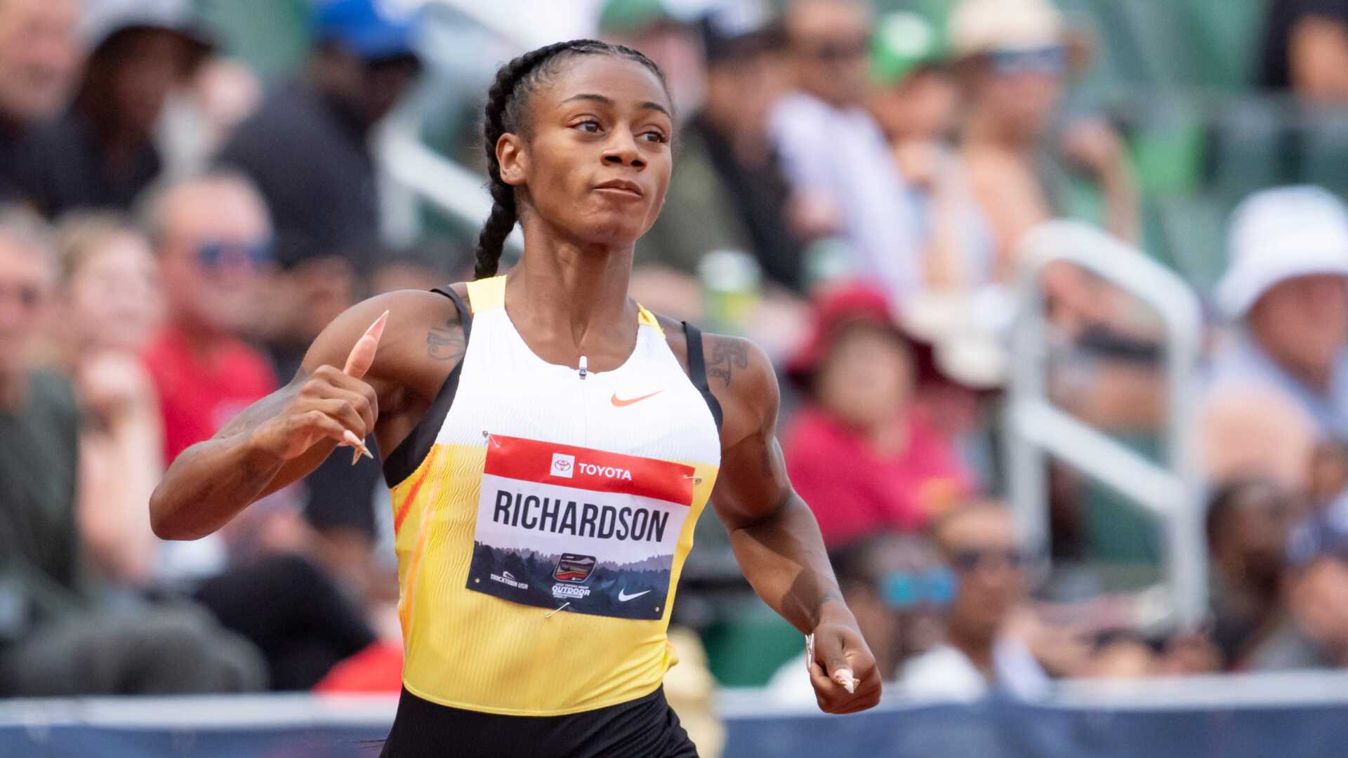Sha'Carri Richardson wins her 100m season debut at USATF LA Grand Prix
